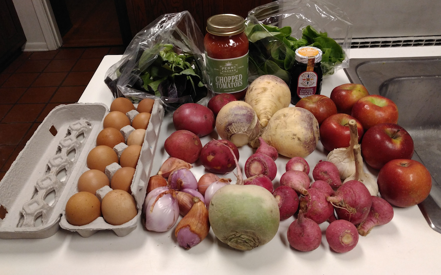 Winter CSA, week 6 - Monica